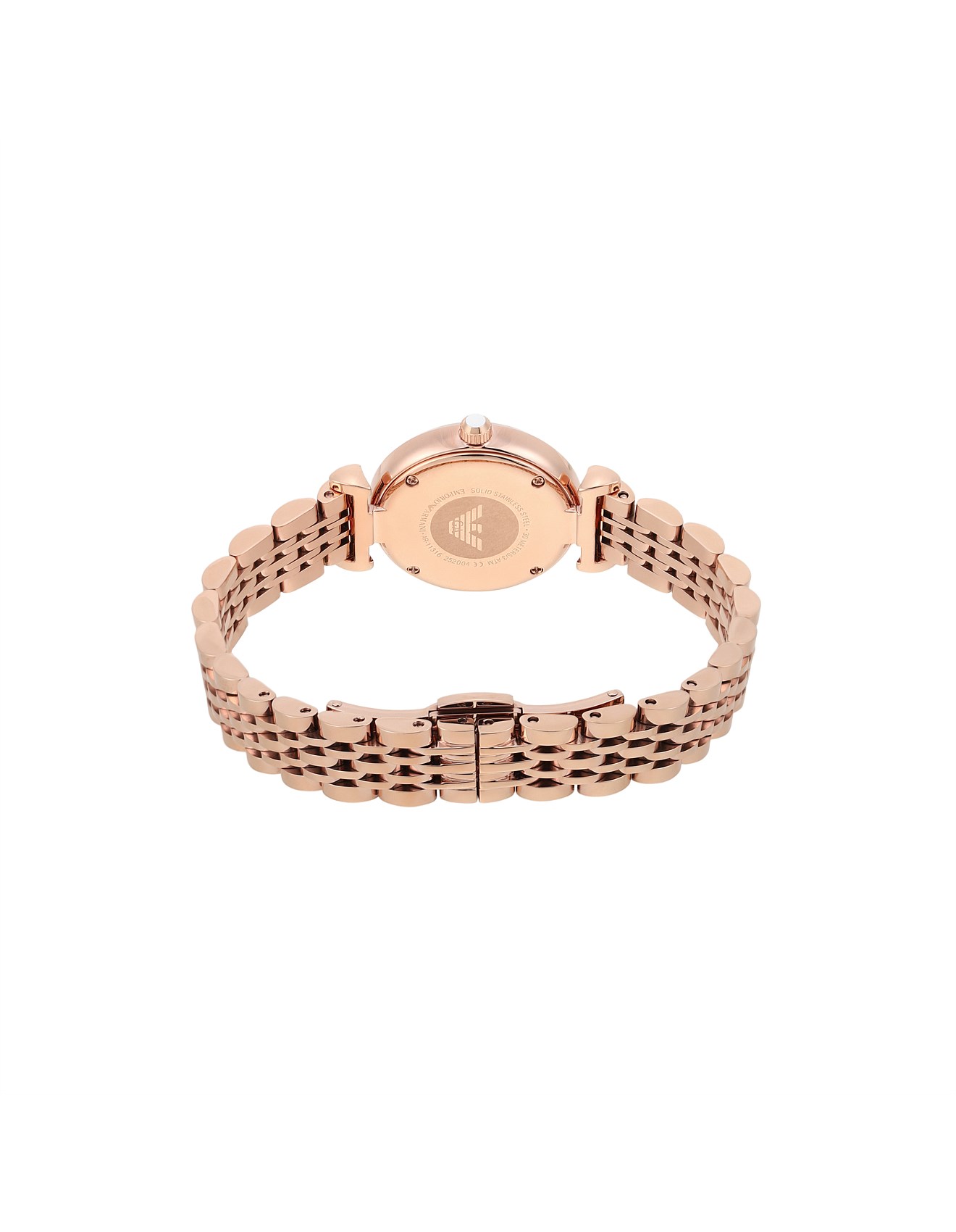 Emporio Armani Rose Gold-tone Analogue Watch | David Jones