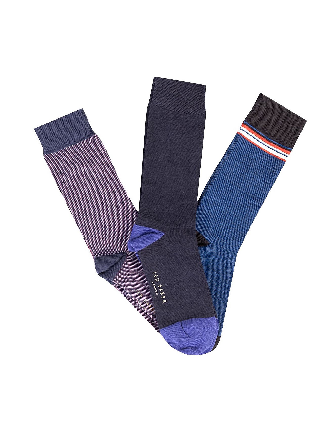Ted Baker 3 Pack Ted Baker Socks | David Jones