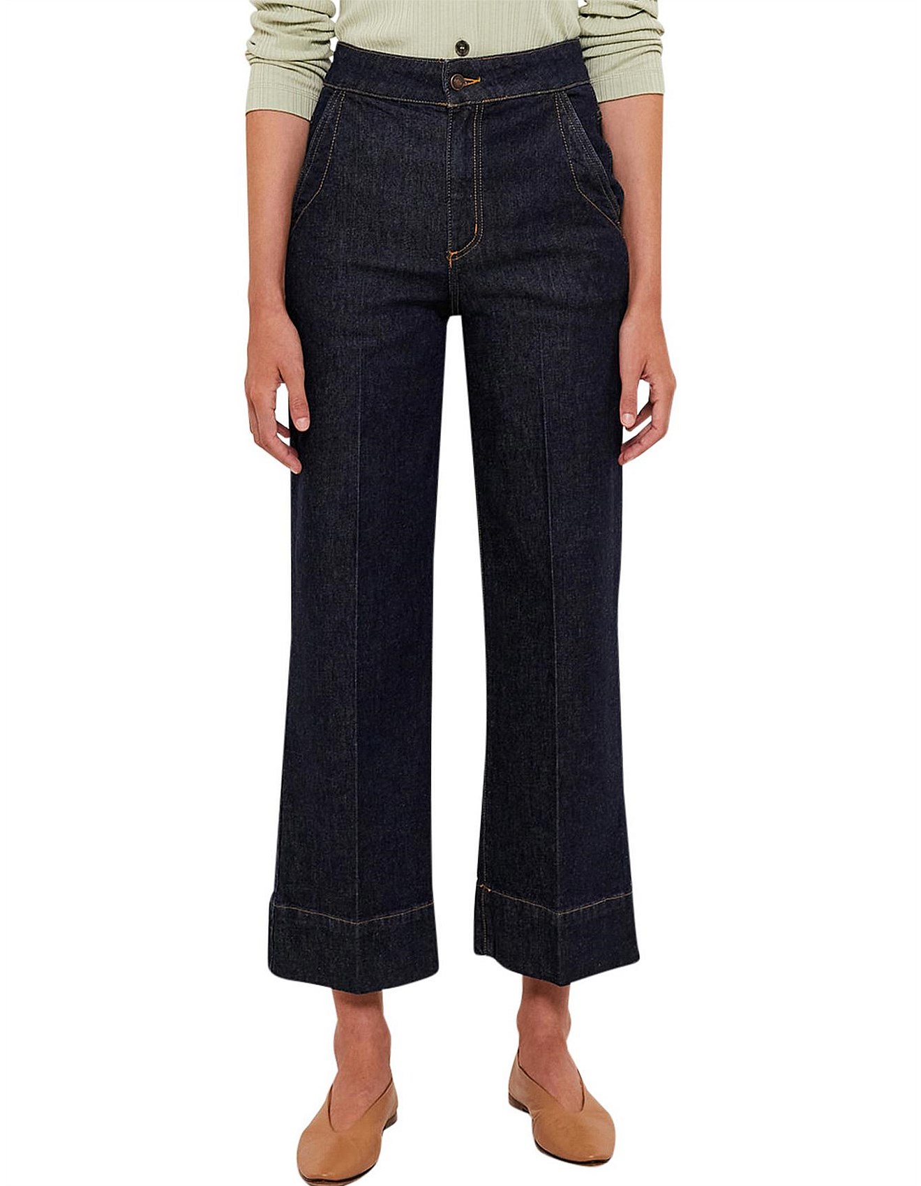 Saba Ava Cropped Jean | David Jones