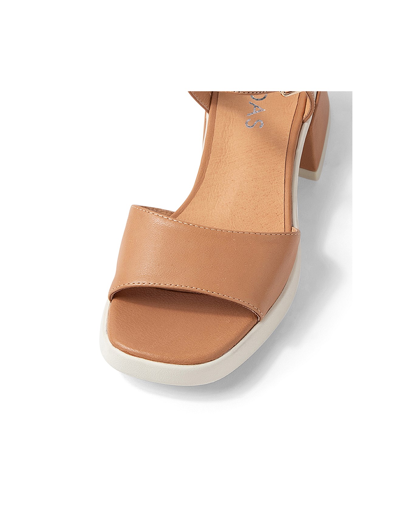 Midas Passion Tan White Leather Sandals | David Jones