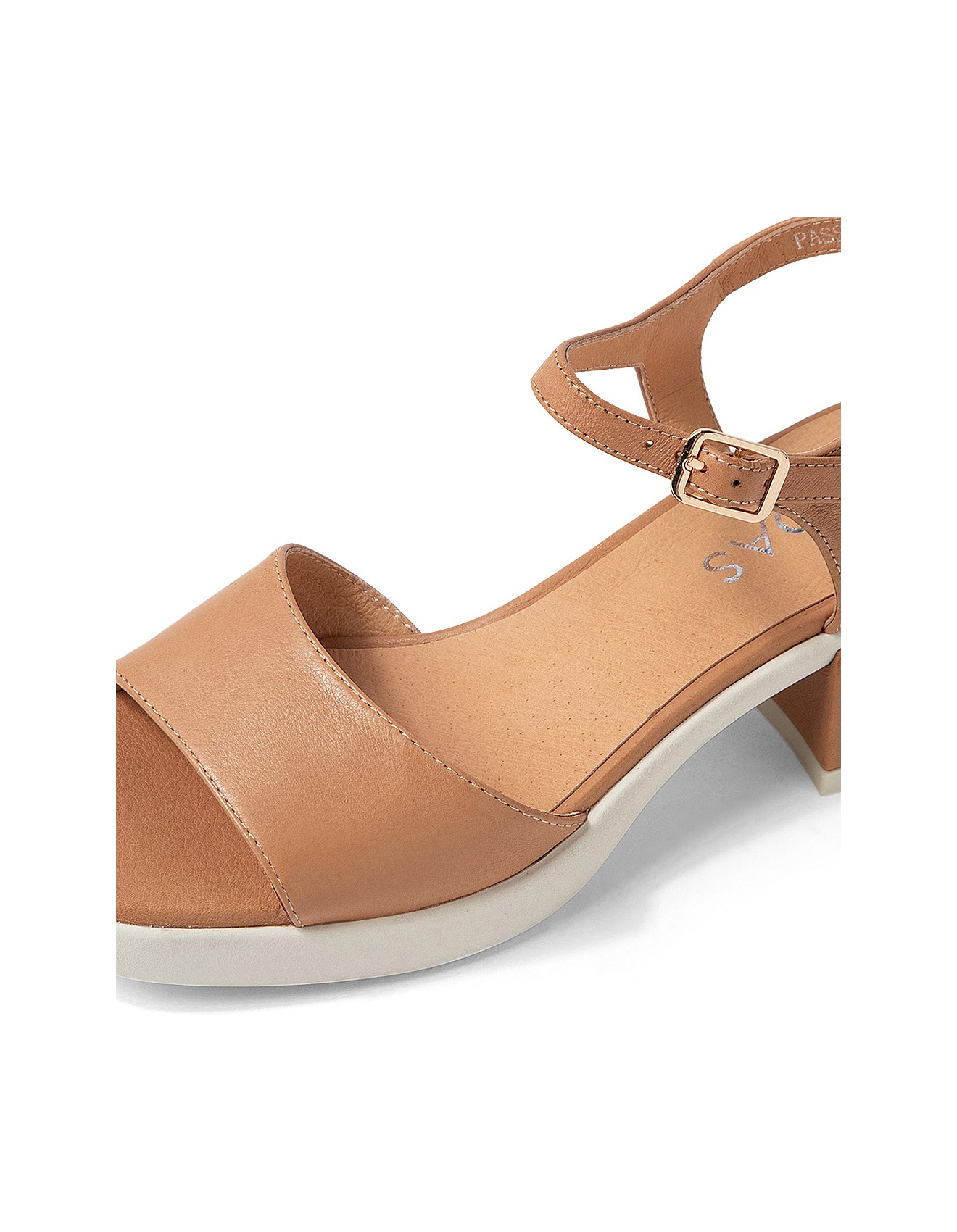 Midas Passion Tan White Leather Sandals | David Jones