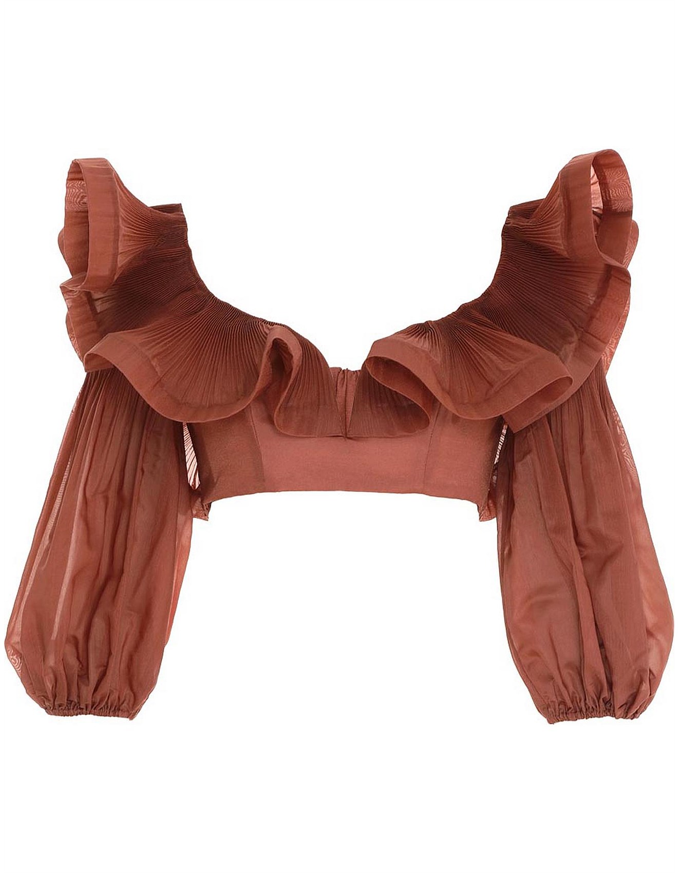 Zimmermann Cropped Bodice | David Jones