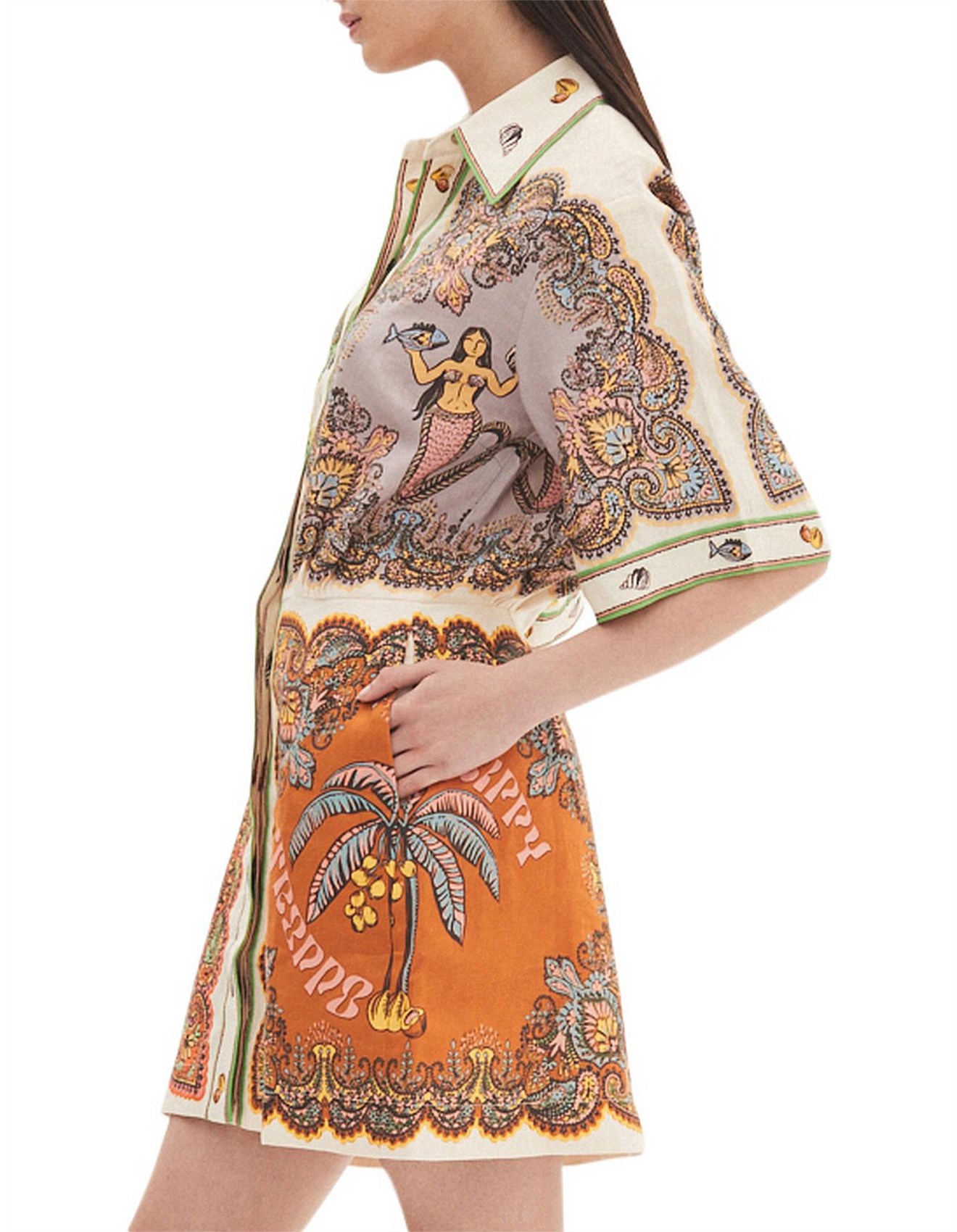 Alémais Trippy Troppo Mini Dress | David Jones