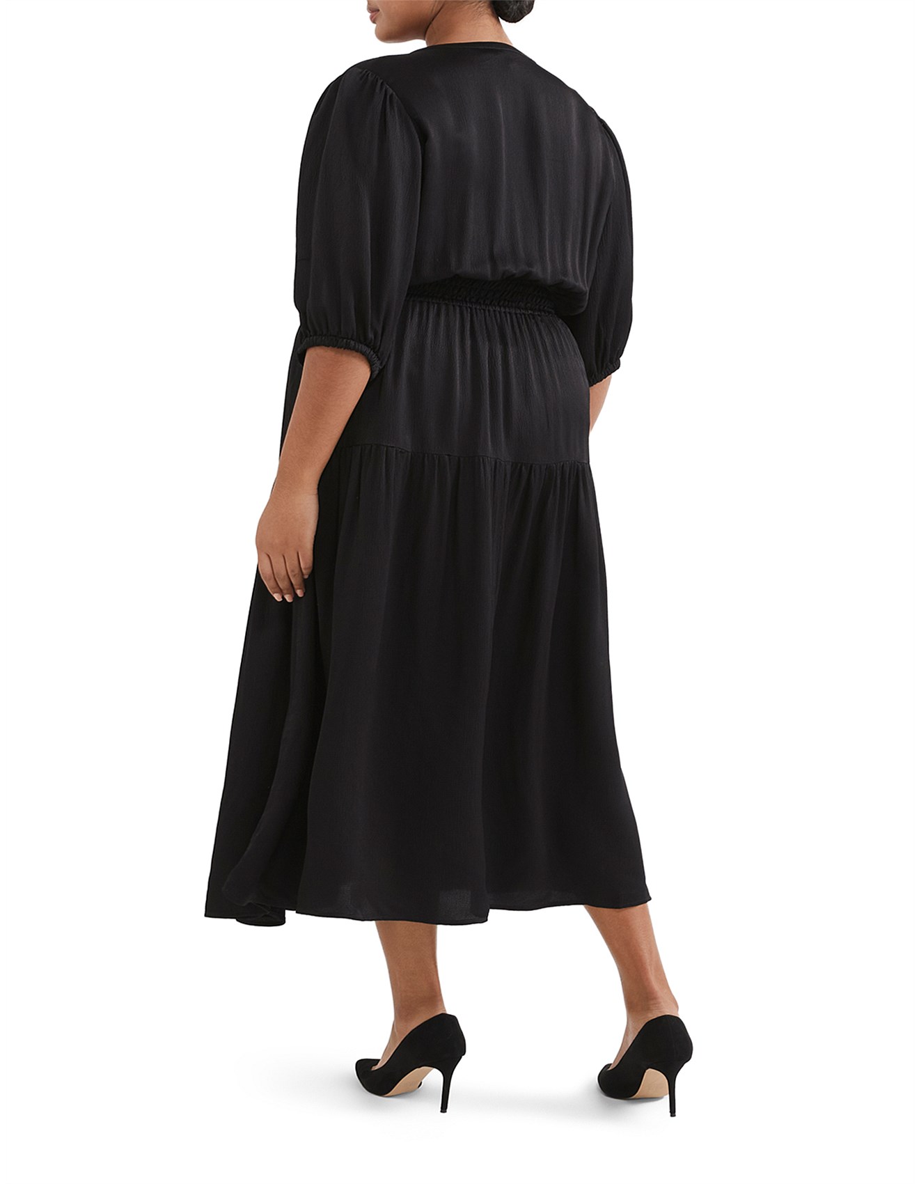 Commonry Draped Crinkle Dress | David Jones