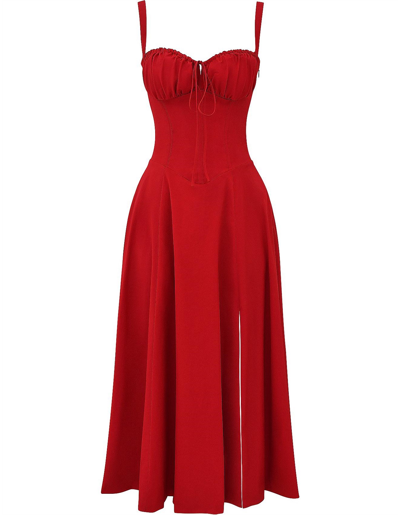 House Of Cb Carmen Red Rose Bustier Sundress | David Jones