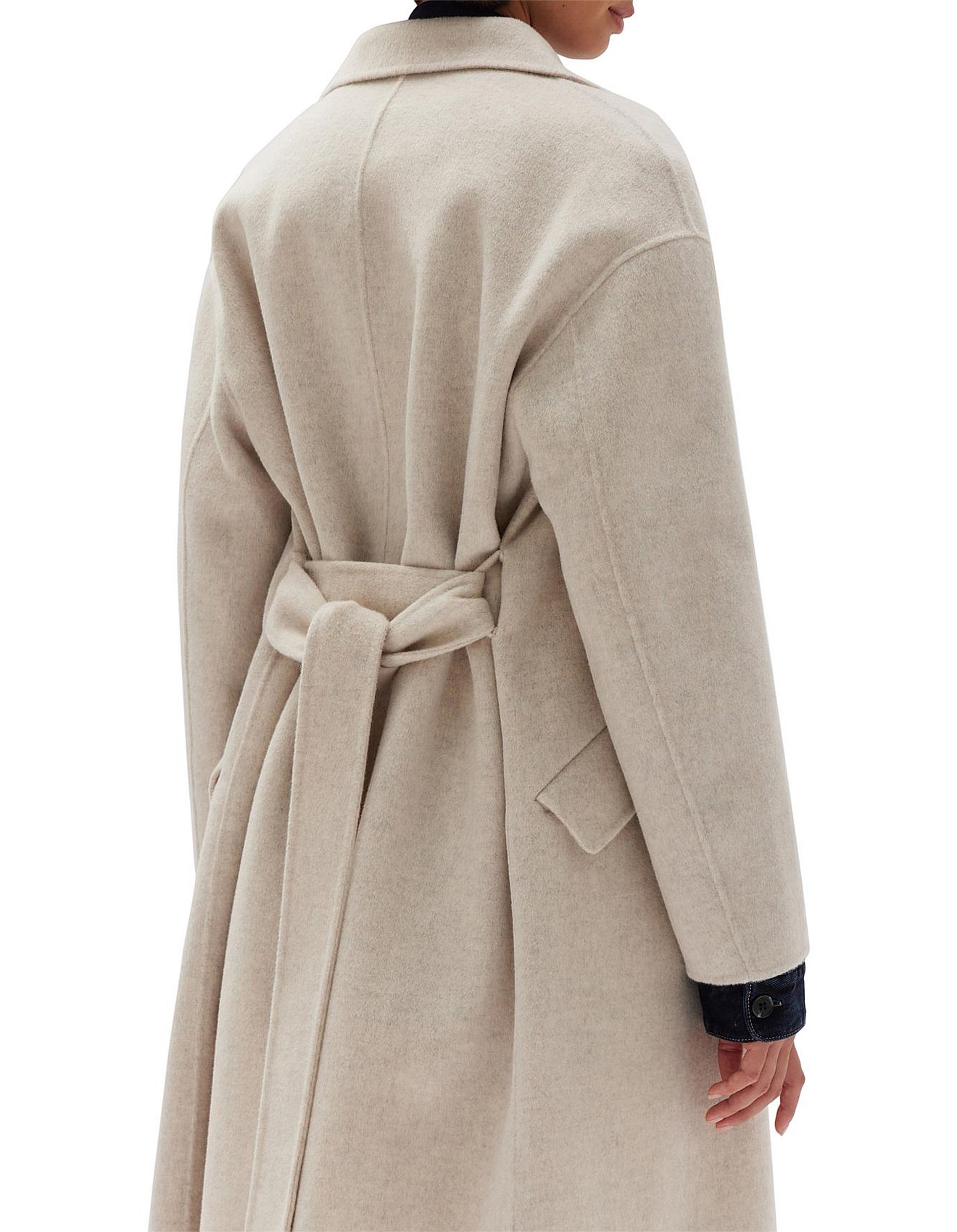 Assembly Label Sadie Single Breasted Wool Coat | David Jones