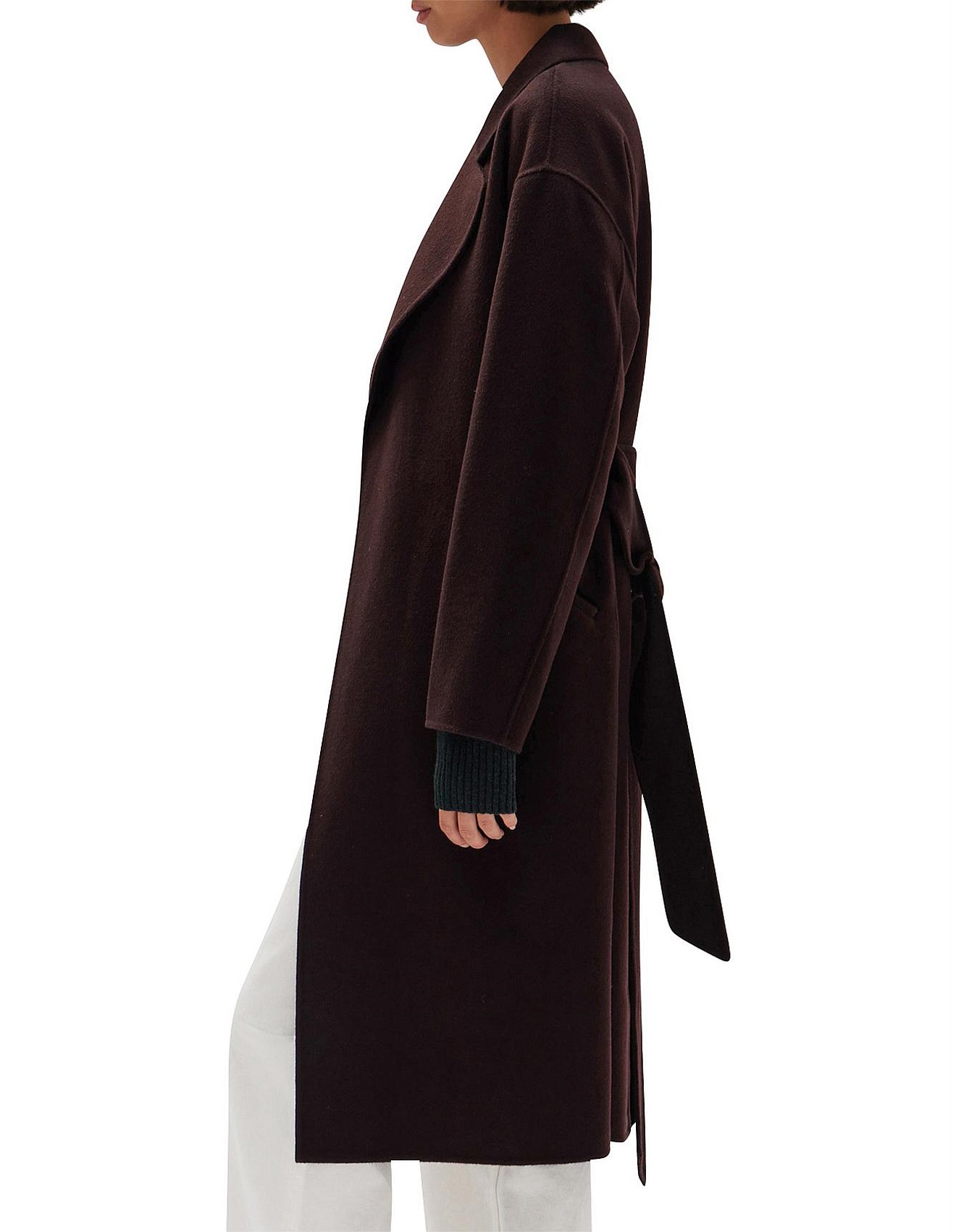 Assembly Label Sadie Single Breasted Wool Coat | David Jones