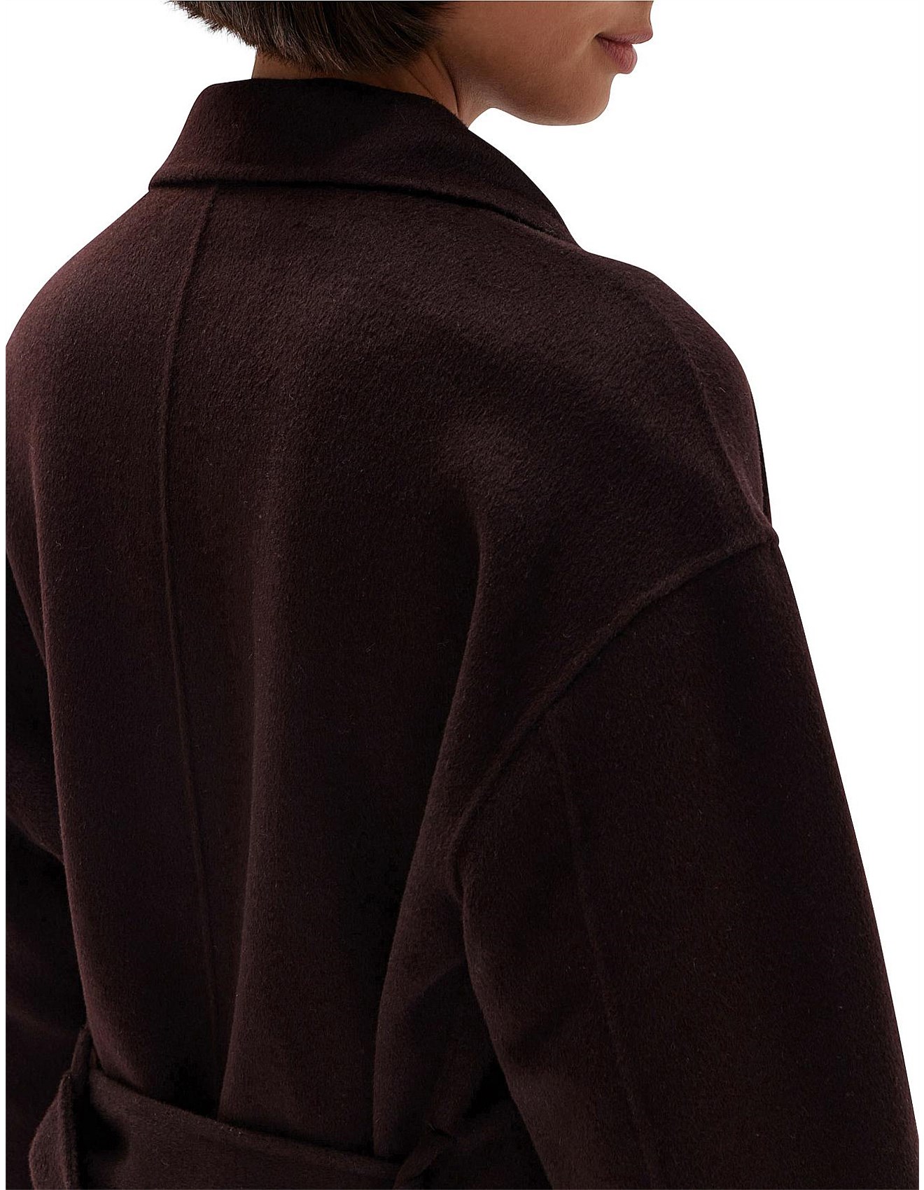 Assembly Label Sadie Single Breasted Wool Coat | David Jones