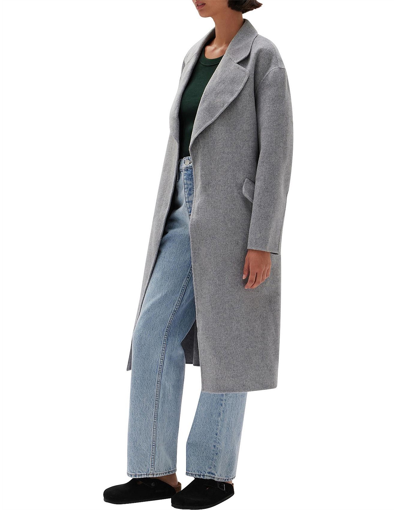 Assembly Label Sadie Single Breasted Wool Coat | David Jones