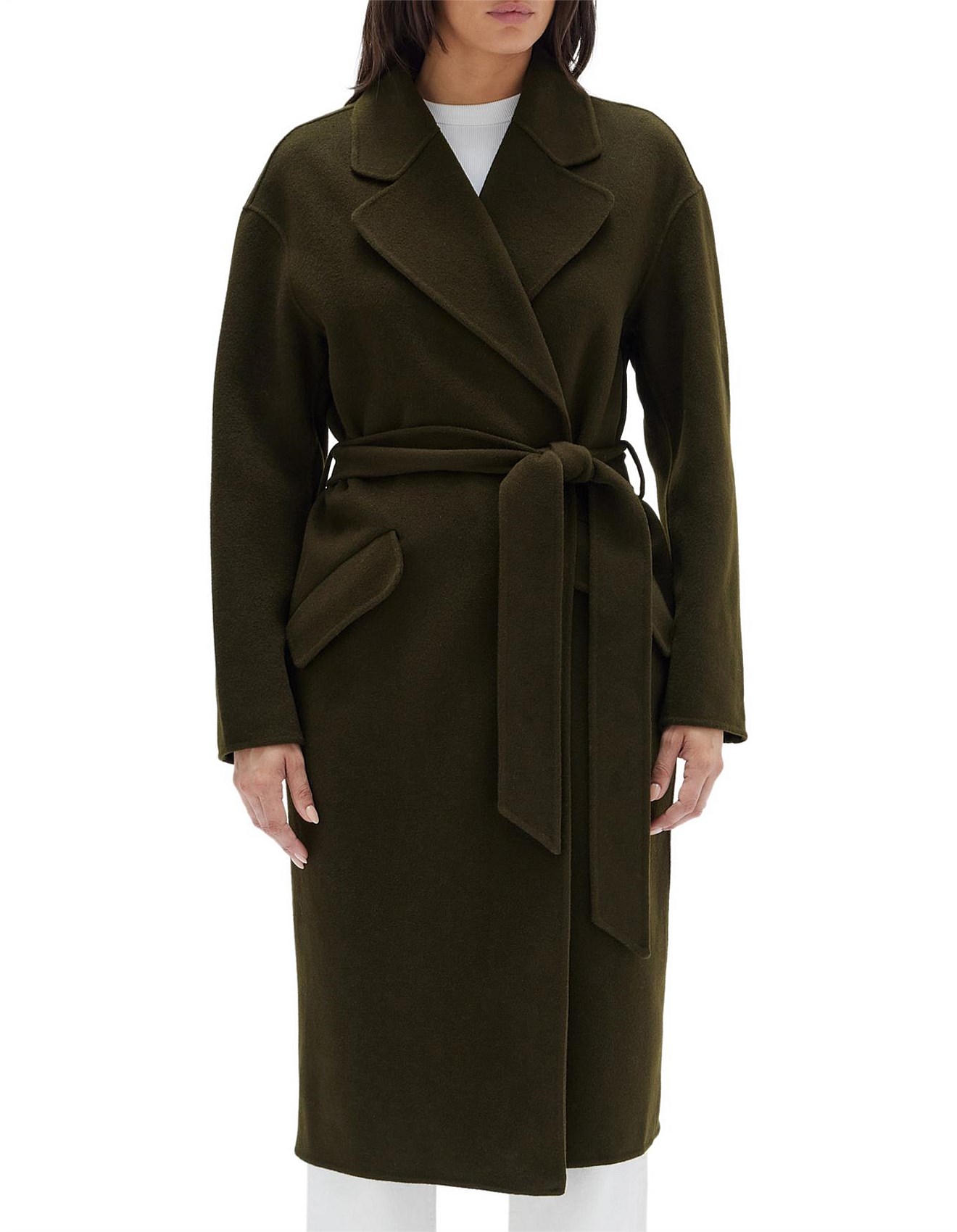 Assembly Label Sadie Single Breasted Wool Coat | David Jones