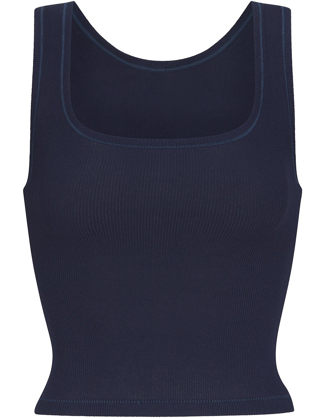 Skims Cotton Rib Tank | David Jones