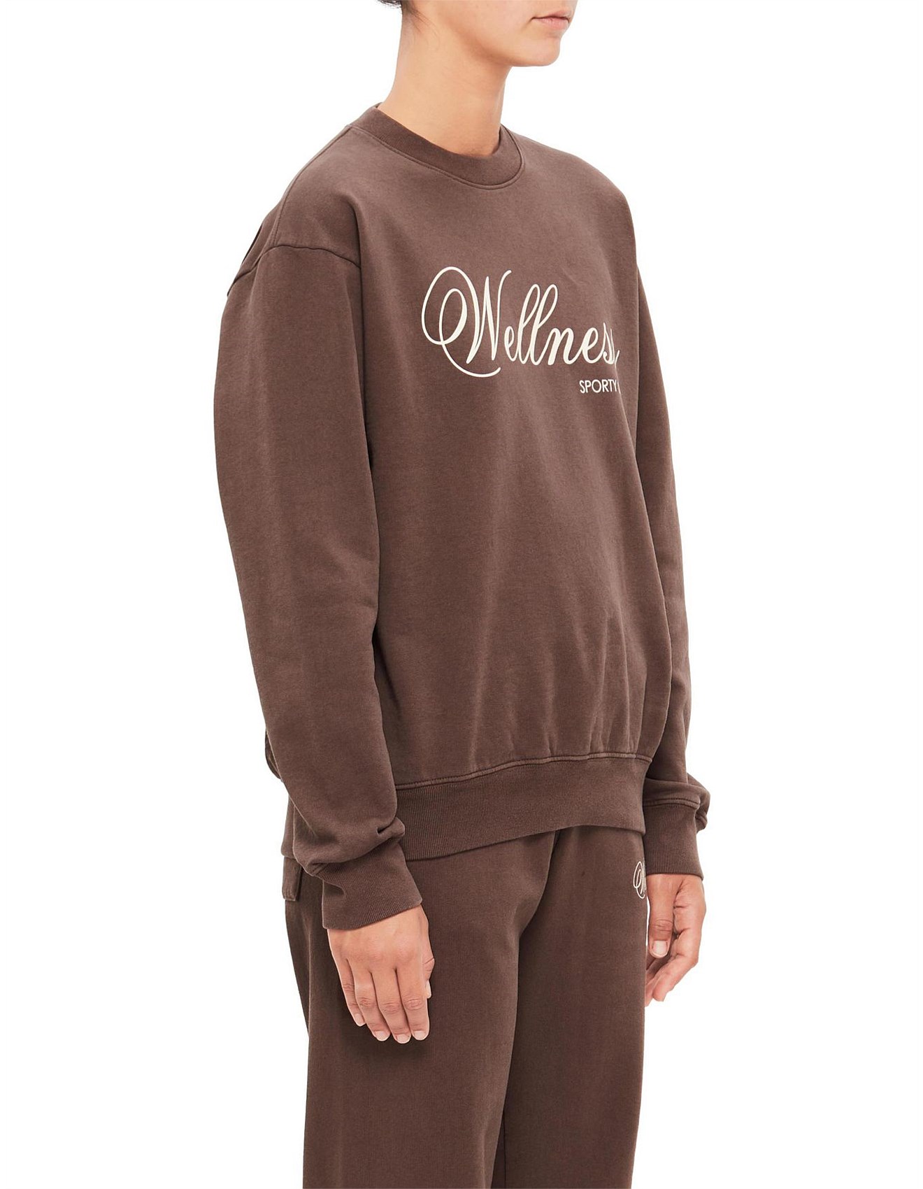 Sporty & Rich Carlyle Crewneck | David Jones