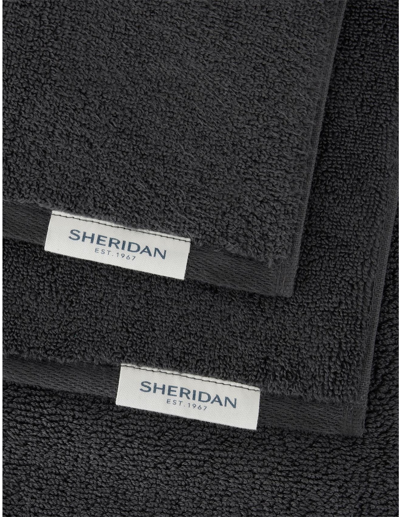 Sheridan Aven Face Washer In Graphite | David Jones