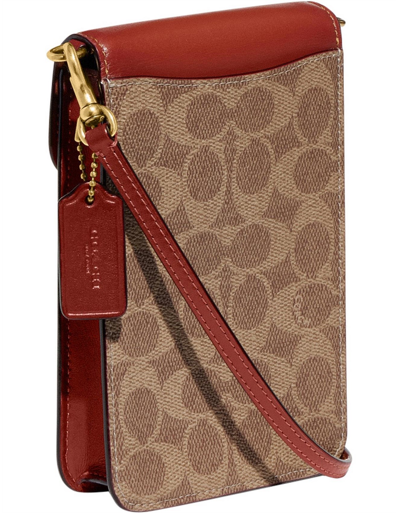 Coach Phone Crossbody In Signature Canvas | David Jones