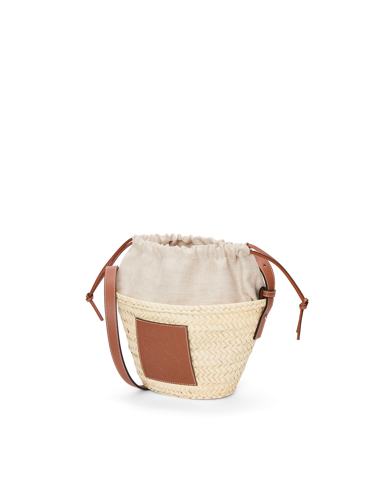 Loewe Drawstring Bucket Bag In Palm/calf | David Jones