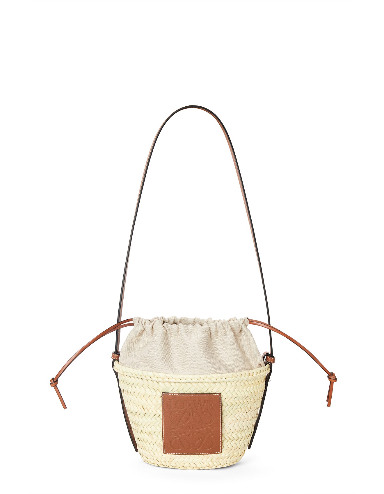 Loewe Drawstring Bucket Bag In Palm/calf | David Jones