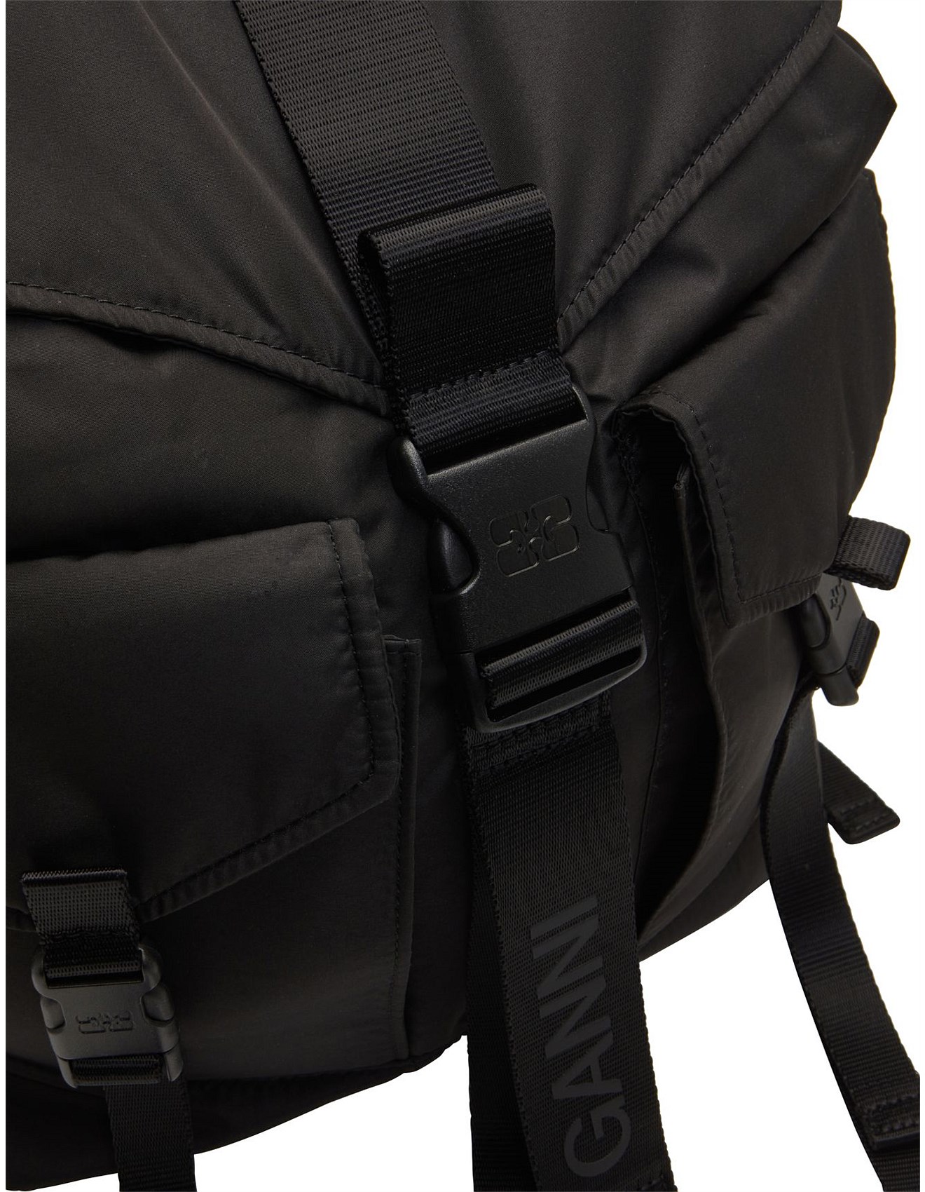 Ganni Recycled Tech Backpack | David Jones