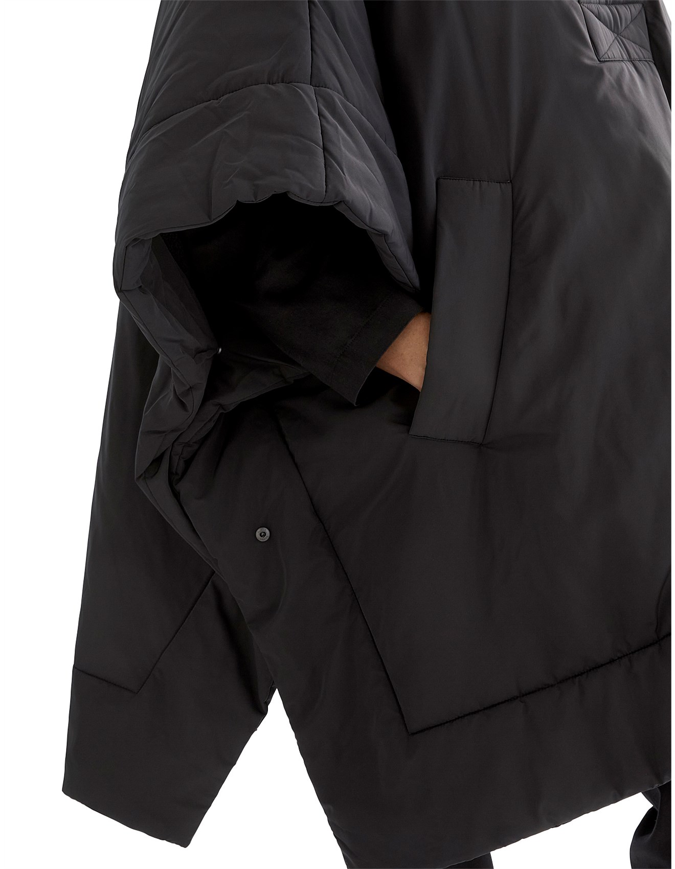 Fine-day Yield -Recycled Polyester Padded Poncho | David Jones