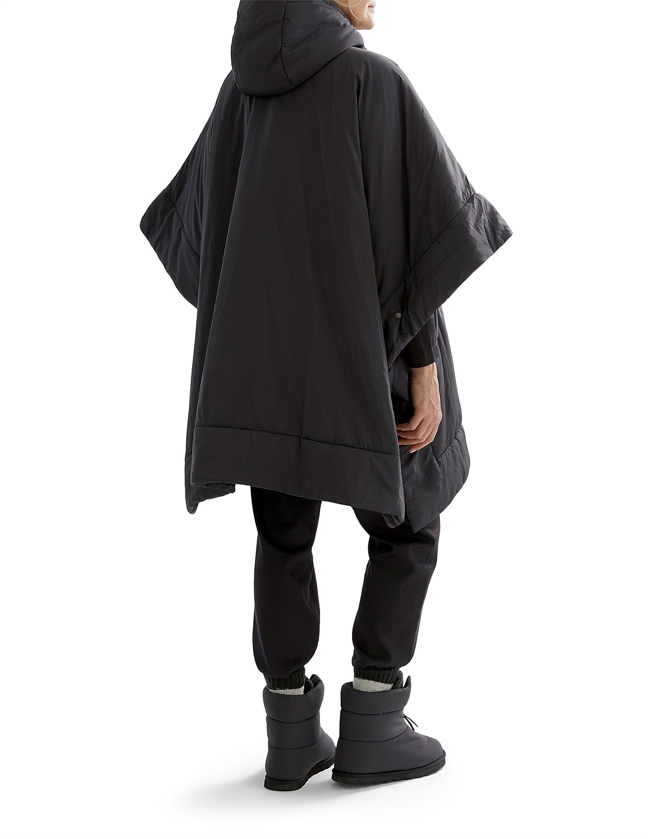 Fine-day Yield -Recycled Polyester Padded Poncho | David Jones