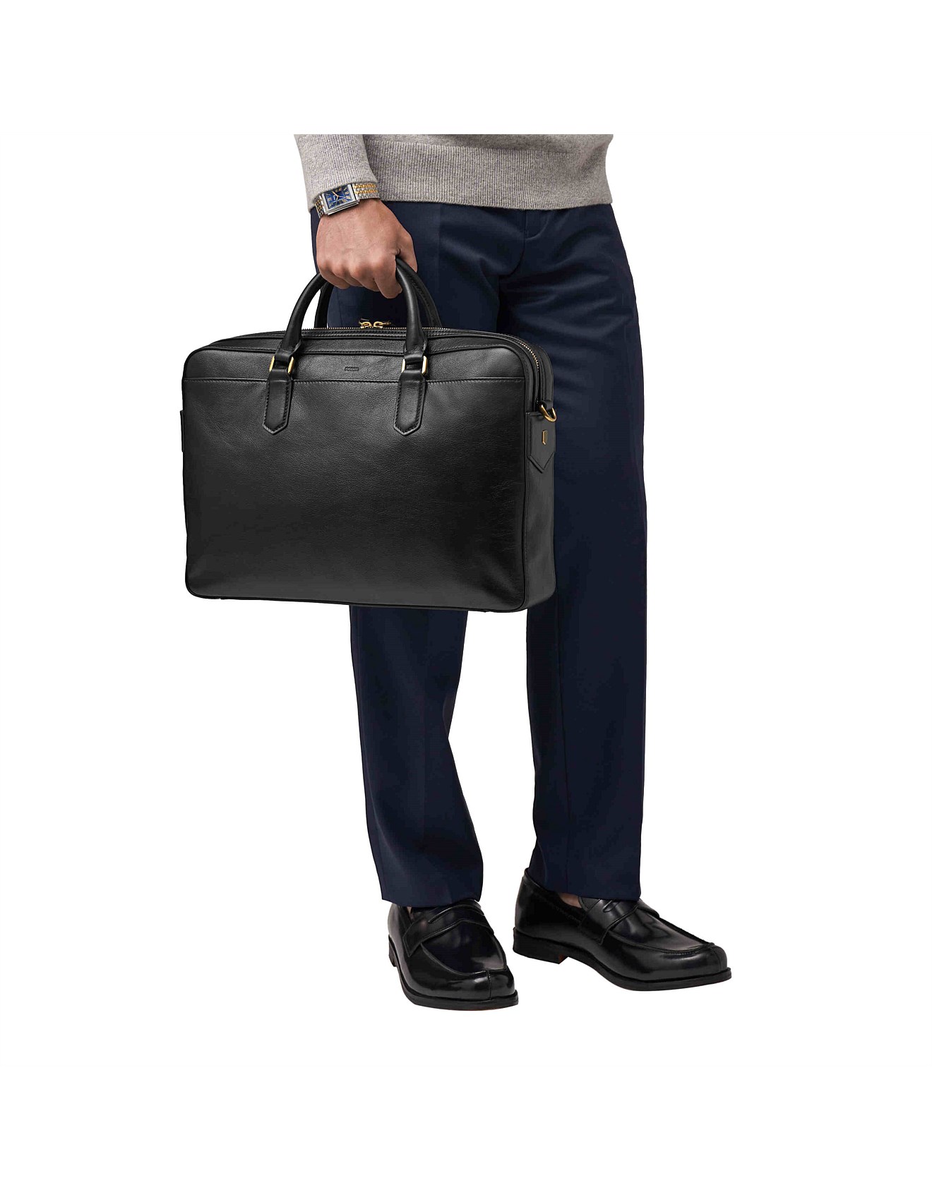 Fossil Asher Briefcase | David Jones