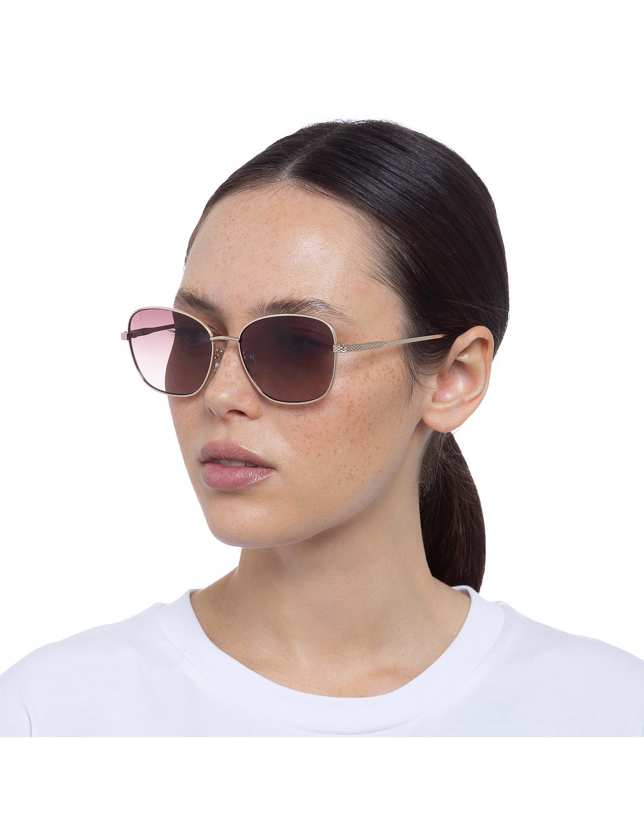 Fiorelli Glenys Gold Square Sunglasses | David Jones