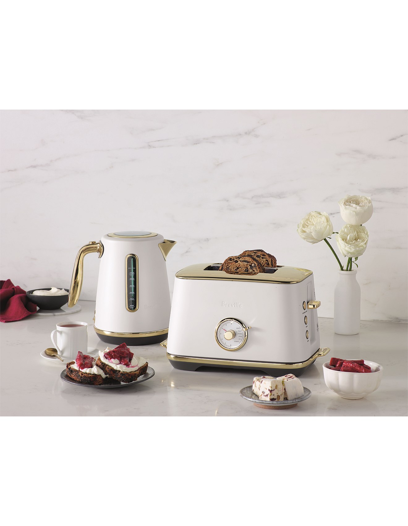 Breville Bta735ssb the Toast Select Luxe 2 Slice Toaster Sea Salt Brass ...
