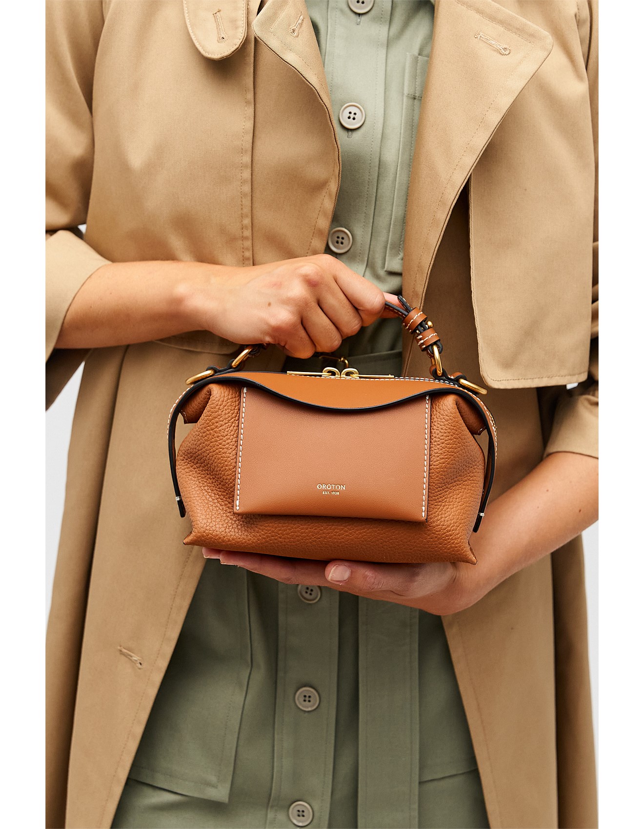 Oroton Mica Mini Bowler | David Jones