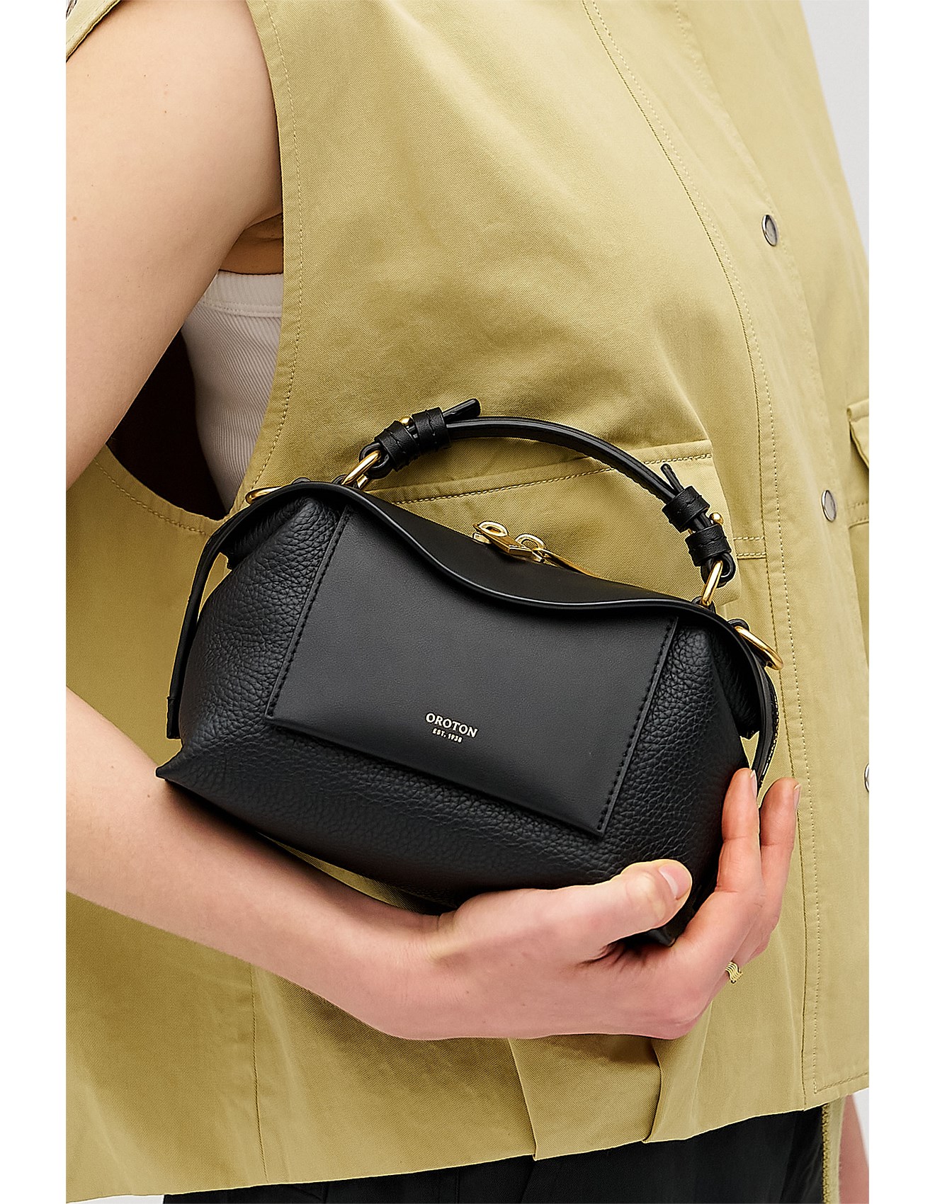 Oroton Mica Mini Bowler | David Jones