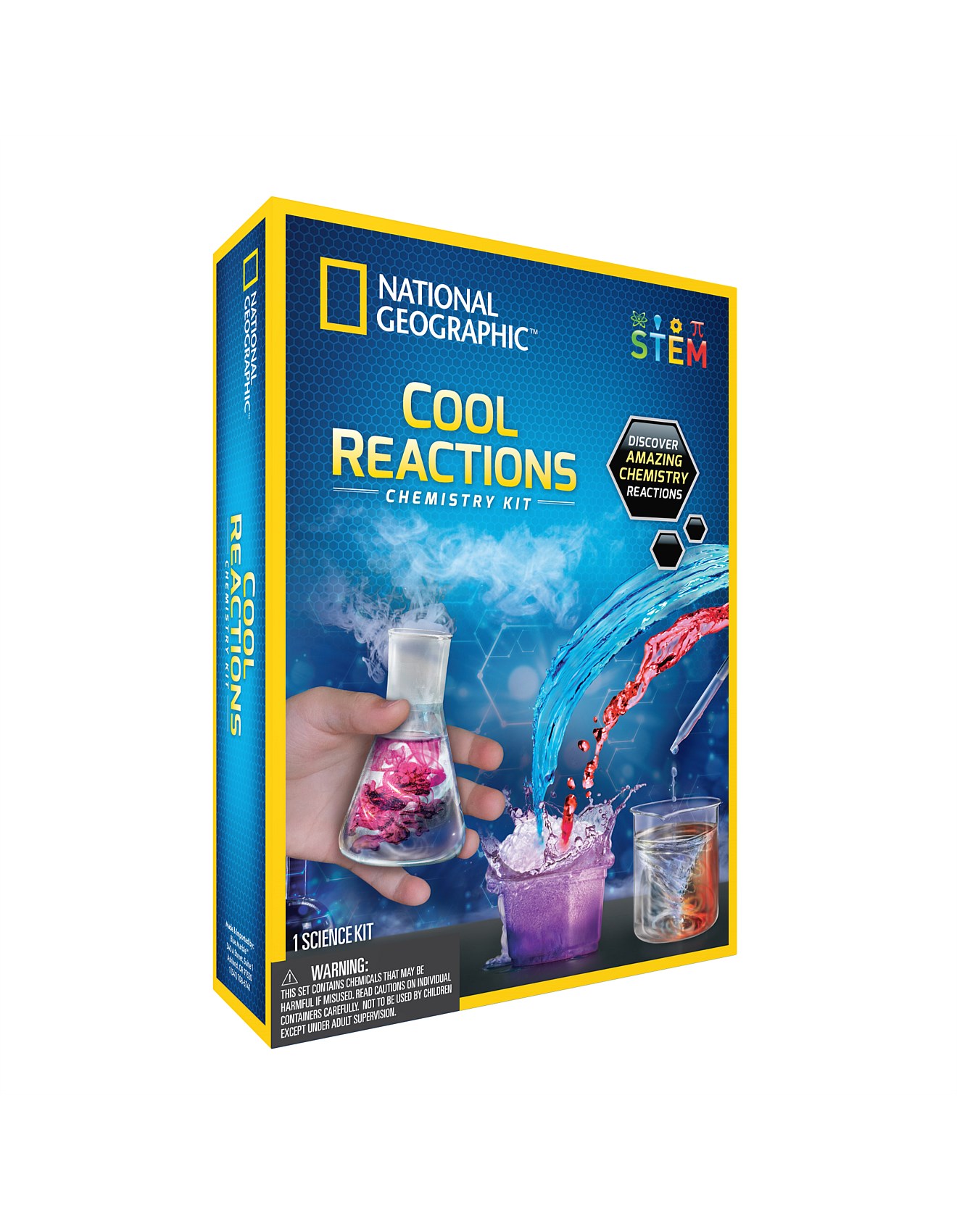 National Geographic Cool Reactions Chemistry Kit | David Jones