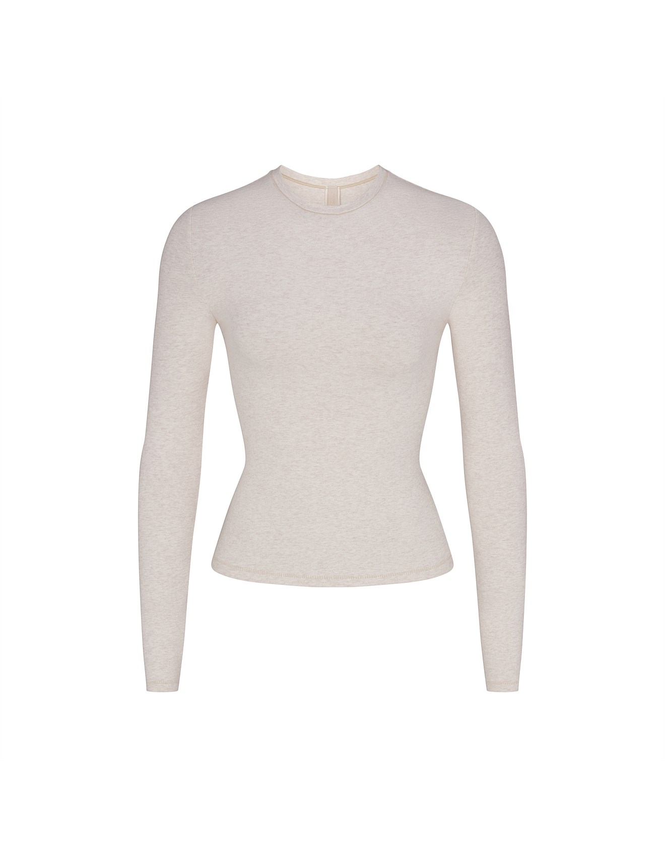 Skims Cotton Jersey Long Sleeve T-shirt | David Jones