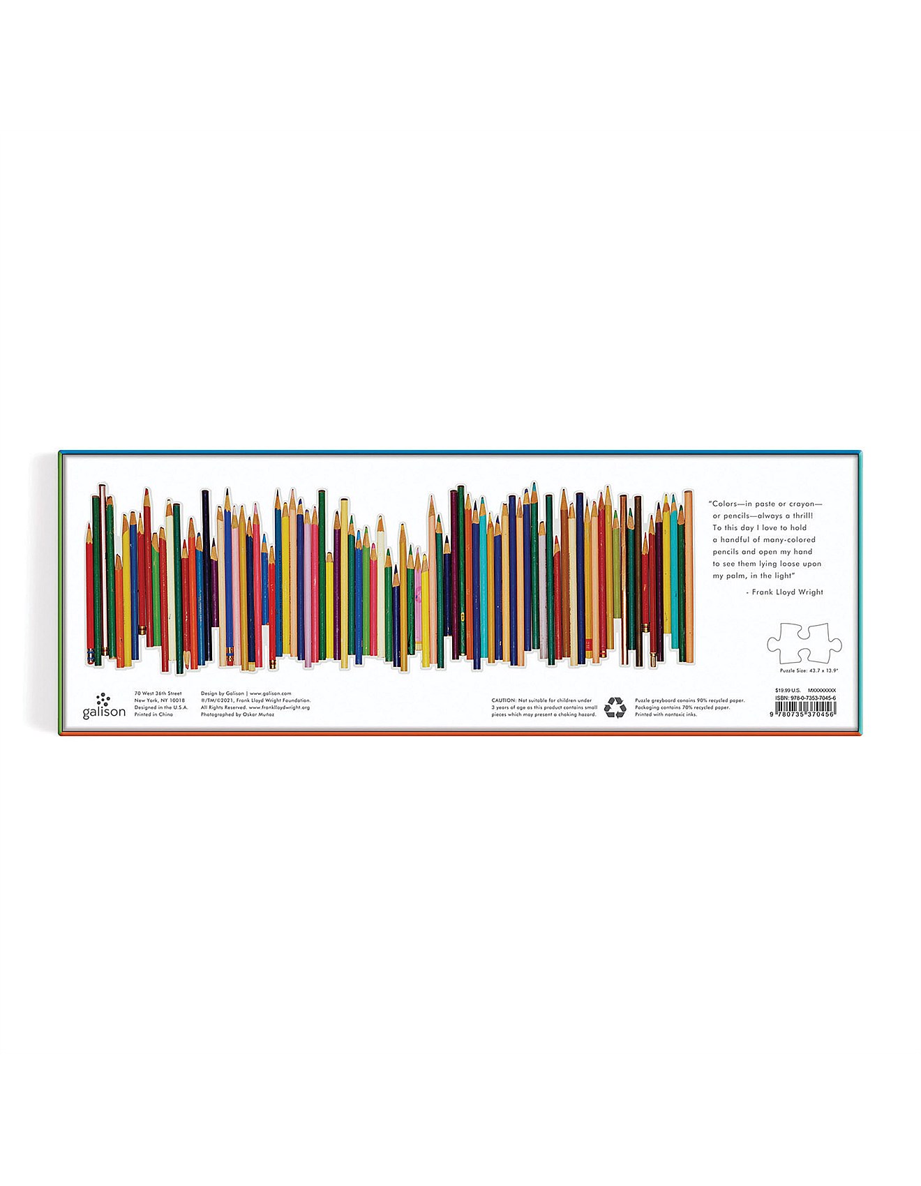 Galison Frank Lloyd Wright Pencil Puzzle 1000 Piece | David Jones
