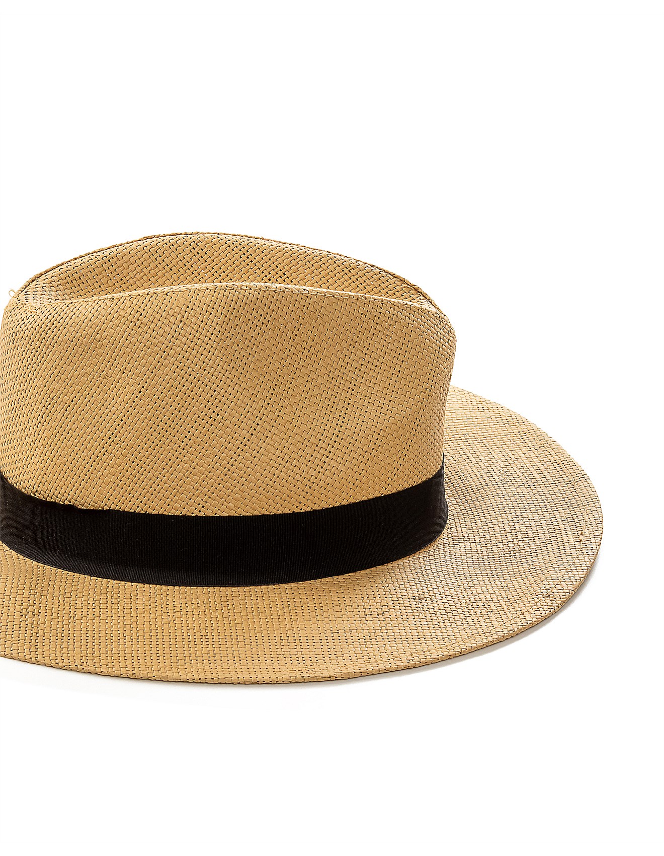 Alta Linea Wide Brim Fedora With Band | David Jones