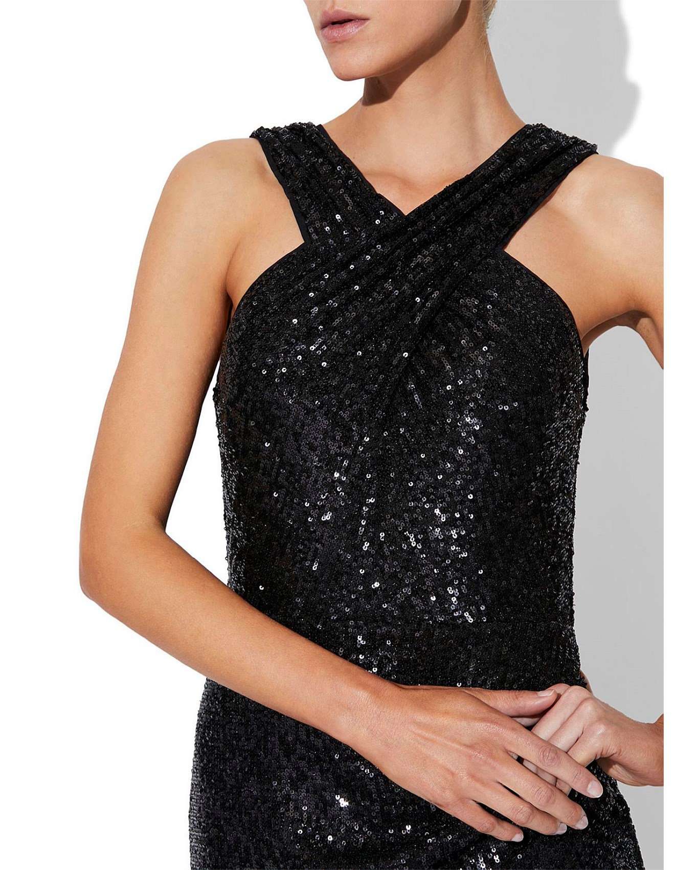 Montique Elsa Sequin Gown | David Jones