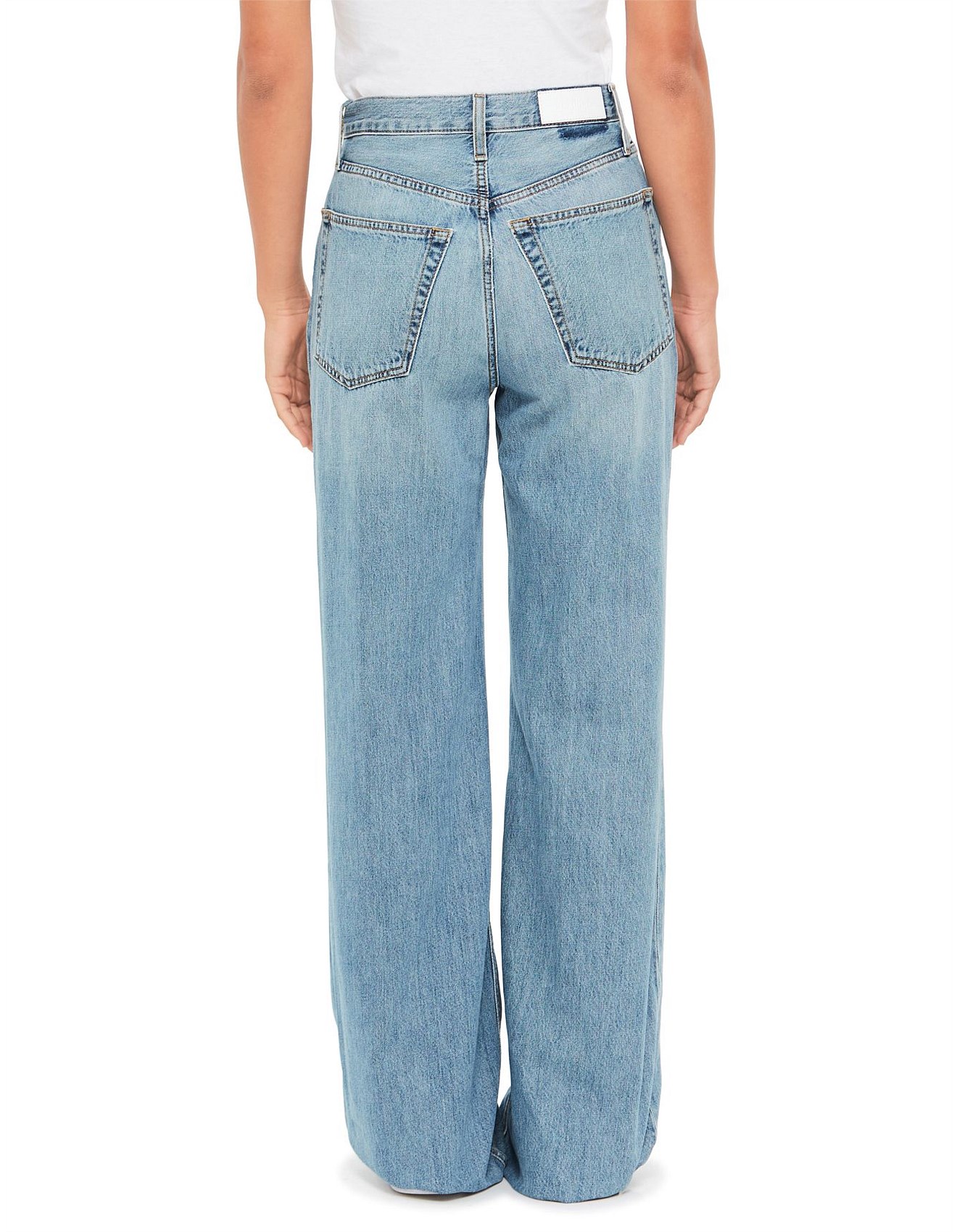 Redone 70s Ultra High Rise Wide Leg Jean | David Jones