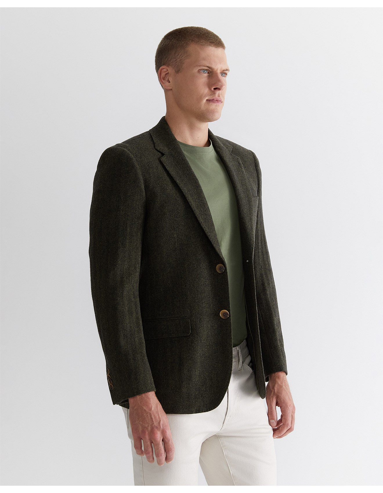 Sportscraft Washed Wool Item Jacket | David Jones