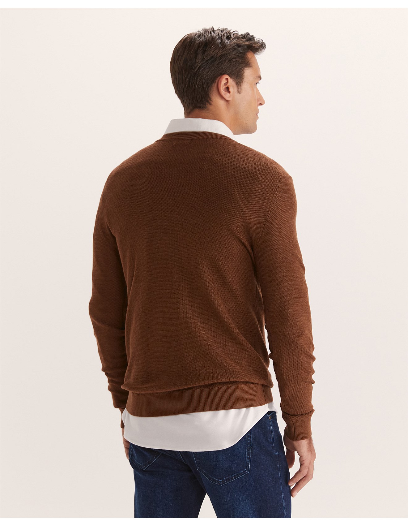 Saba Samuel V-neck Knit | David Jones