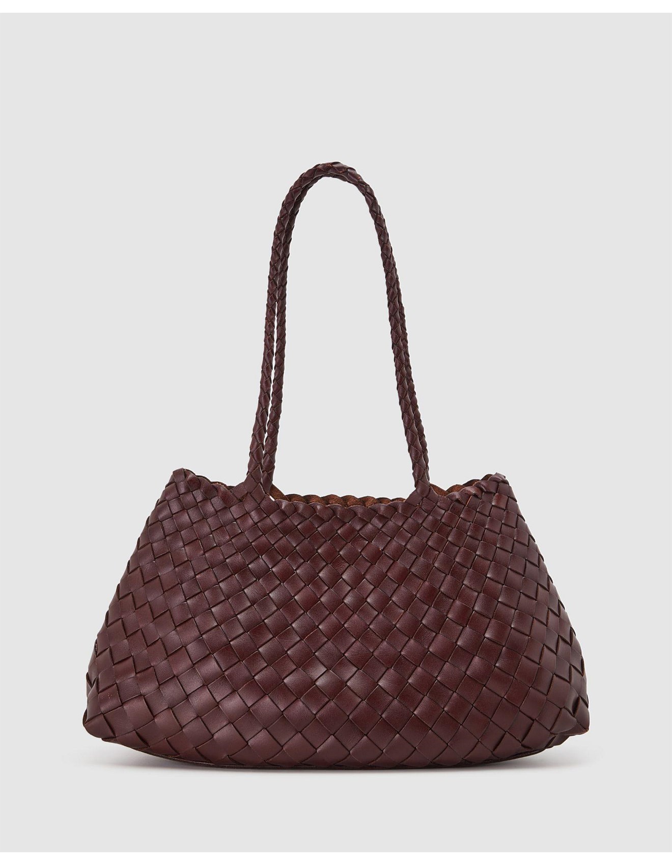 Oxford Layla Woven Leather Bag | David Jones