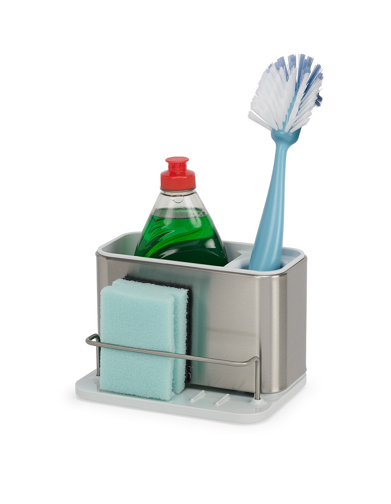 Joseph Joseph Surface Stainless-steel Sink Tidy Light Stone | David Jones