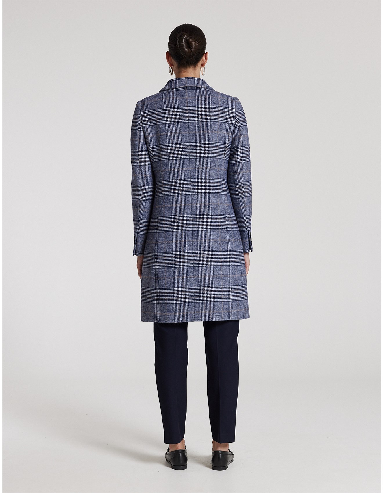 Perri Cutten Eleni Check Coat | David Jones
