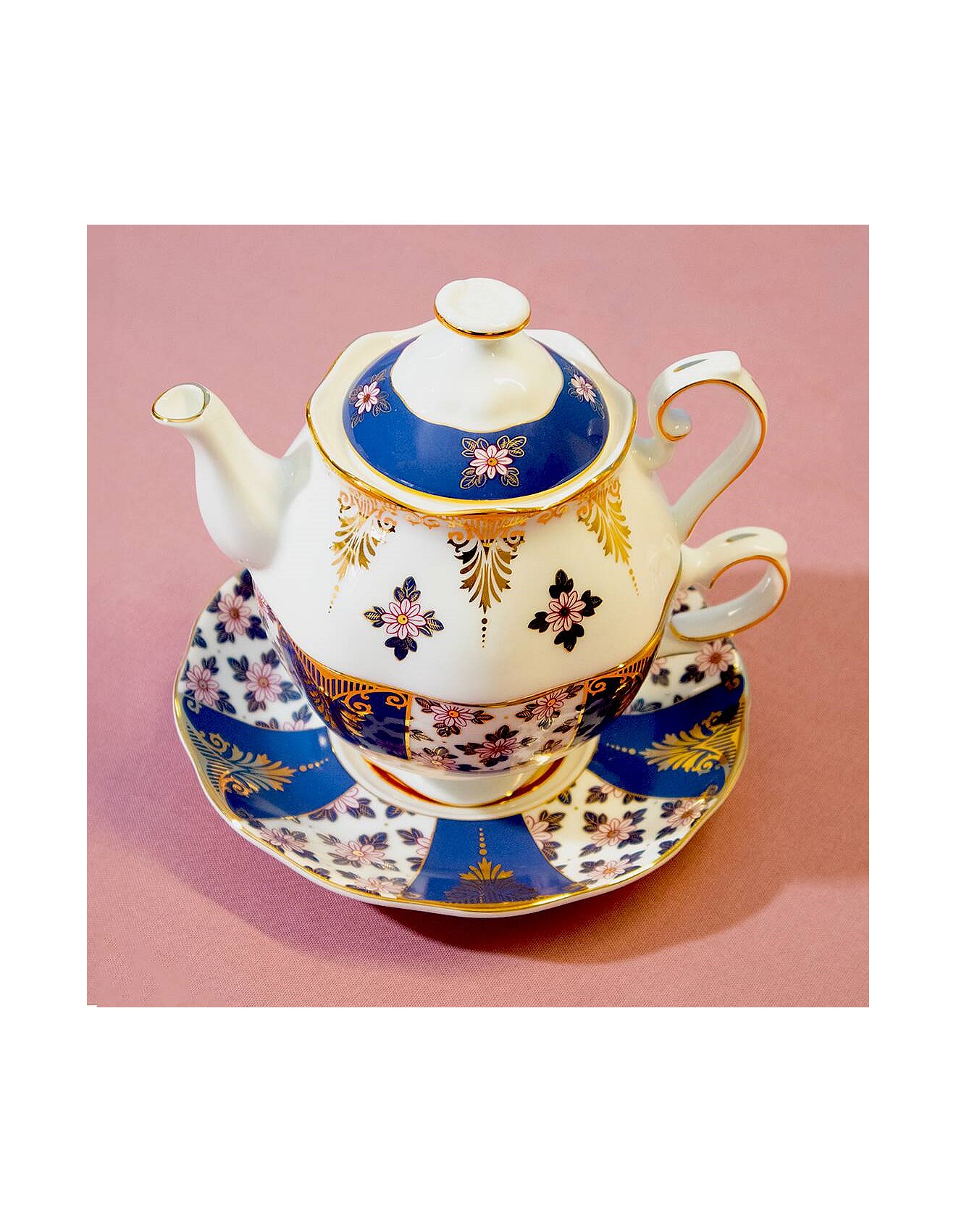 Royal Albert 100 Years Tea For One 500ml Regency Blue 1900 | David Jones