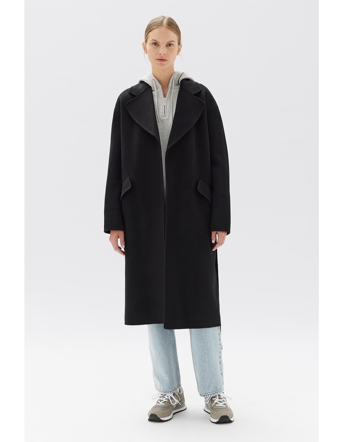 Assembly Label Sadie Single Breasted Wool Coat | David Jones