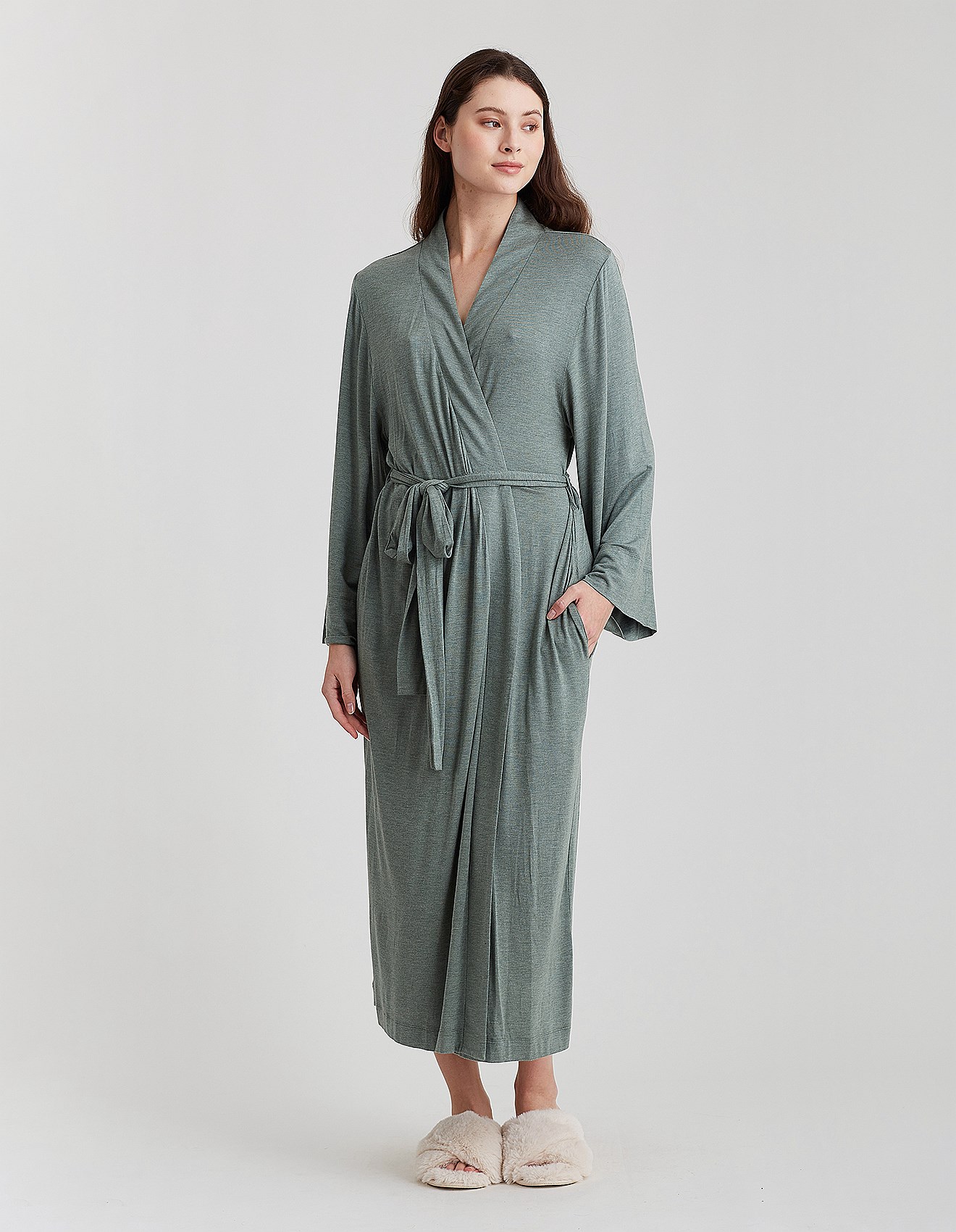 Papinelle Kate Modal Soft Maxi Robe | David Jones