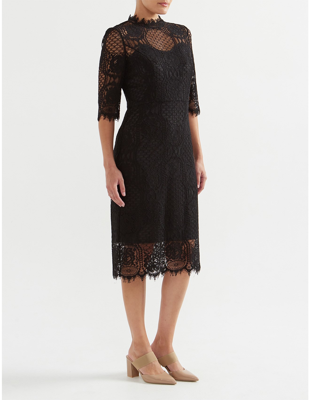 David Jones Lace Dress | David Jones