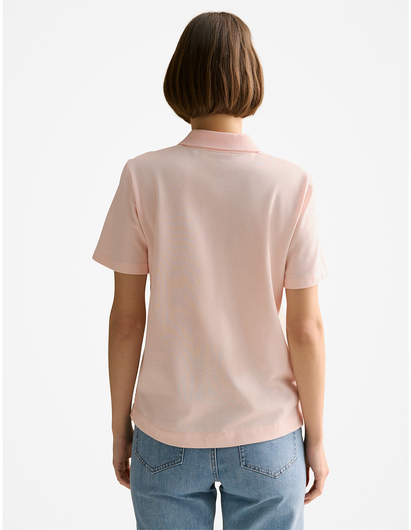 Trenery Australian Cotton Pique Classic Monogram Polo | David Jones