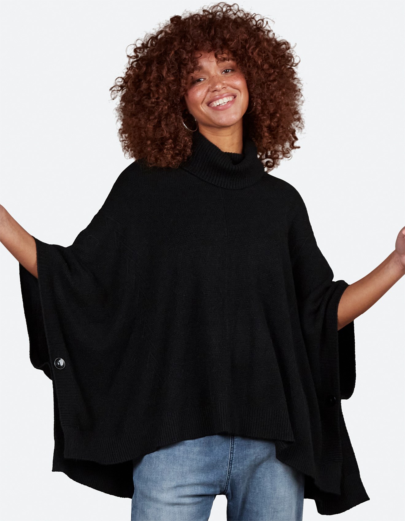 Eb&ive Nawi Poncho | David Jones