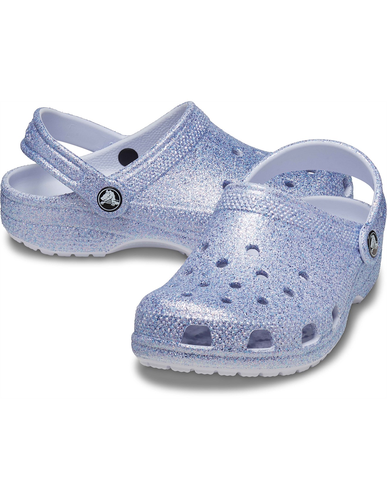 Crocs Glitter Classic Clog Kids | David Jones