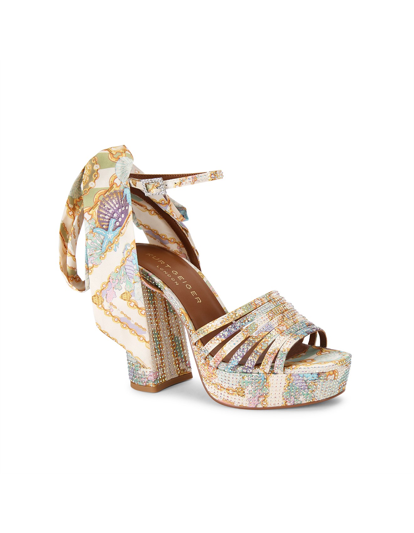 Kurt Geiger London Pierra Ankle Tie Platform | David Jones