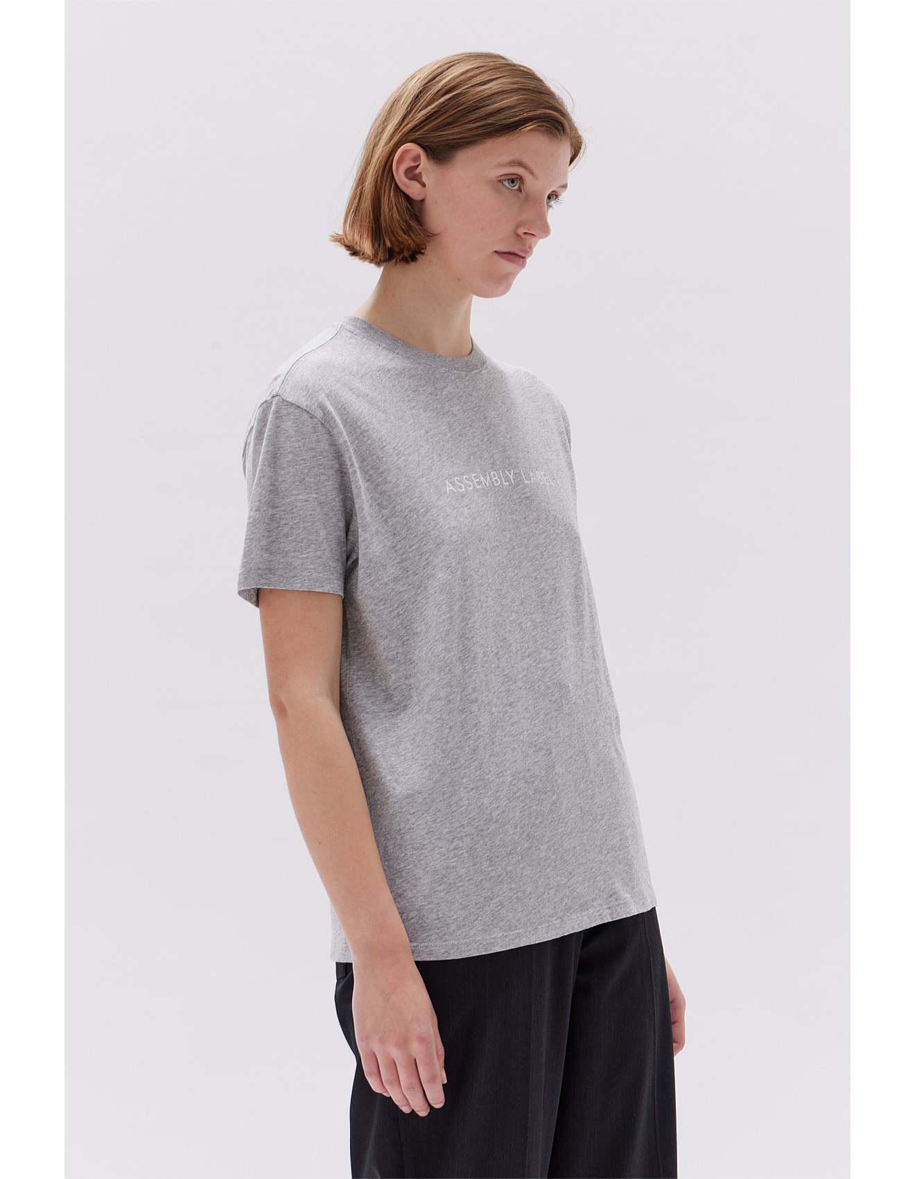 Assembly Label Everyday Organic Logo Tee | David Jones