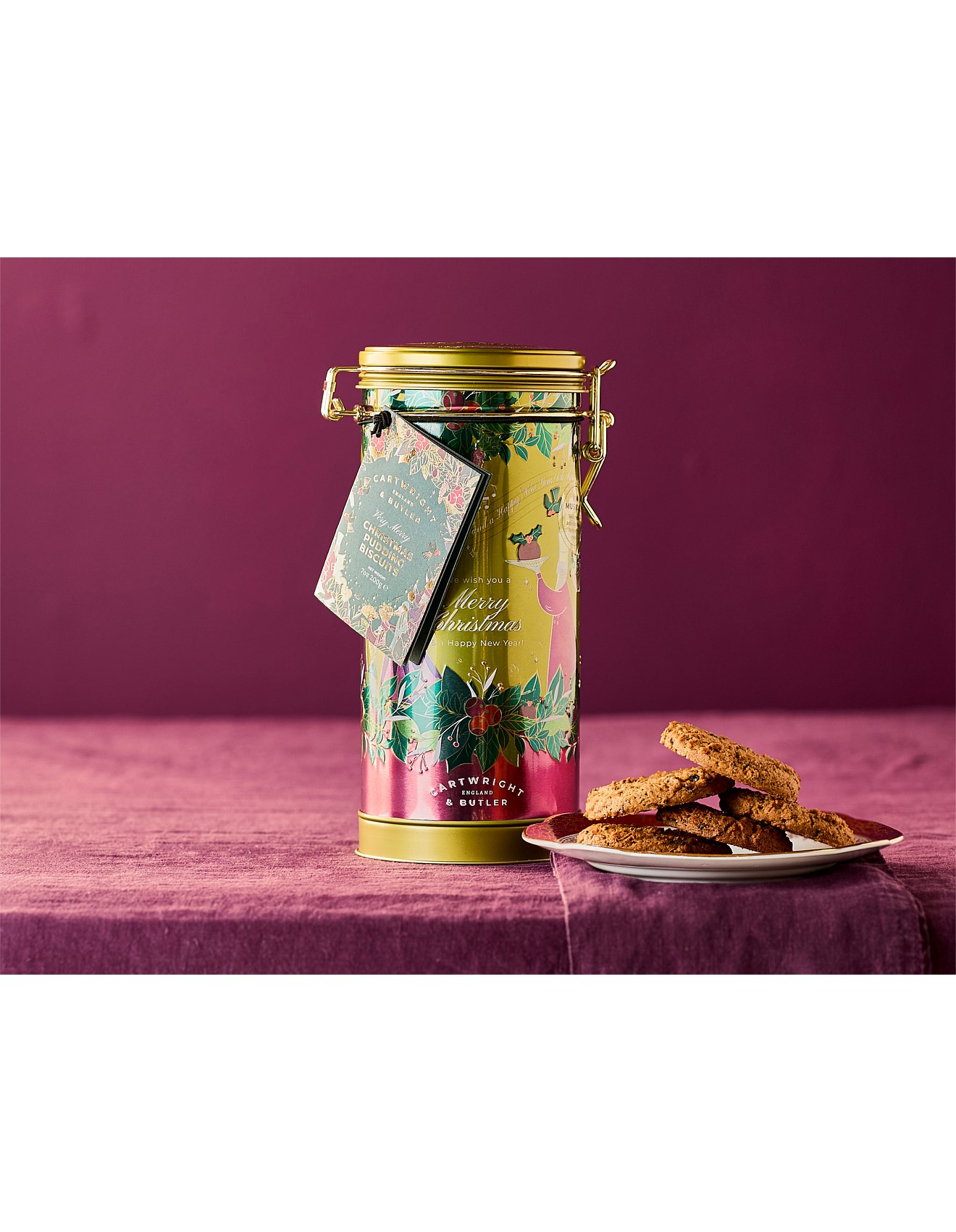 Cartwright & Butler Pudding Biscuits In Musical Tin 200g | David Jones