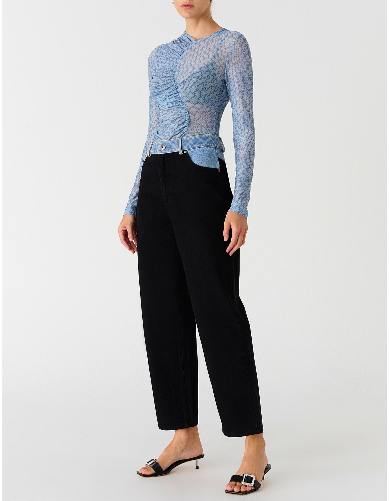 Misha Nellie Print Mesh Top | David Jones